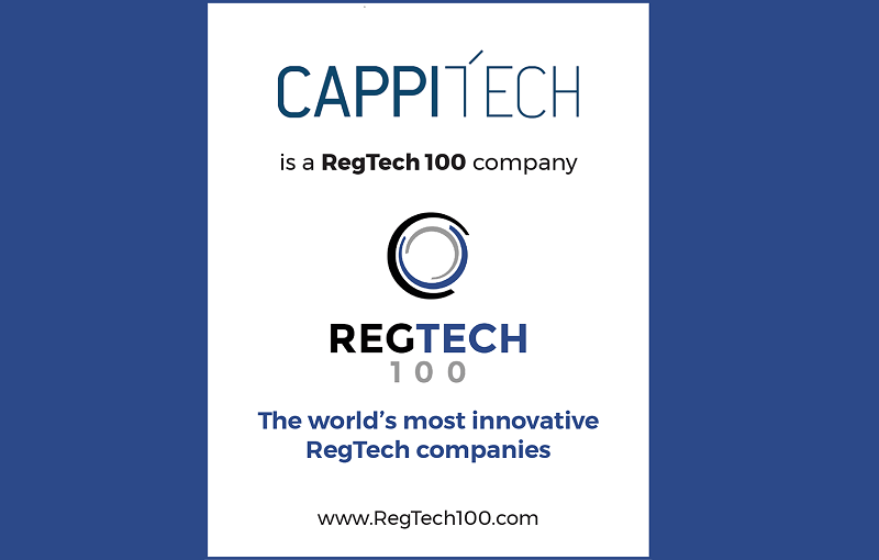 Cappitech Regulation selected as RegTech100 company - Cappitech Cappitech Regulation selected as RegTech100 company - Cappitech