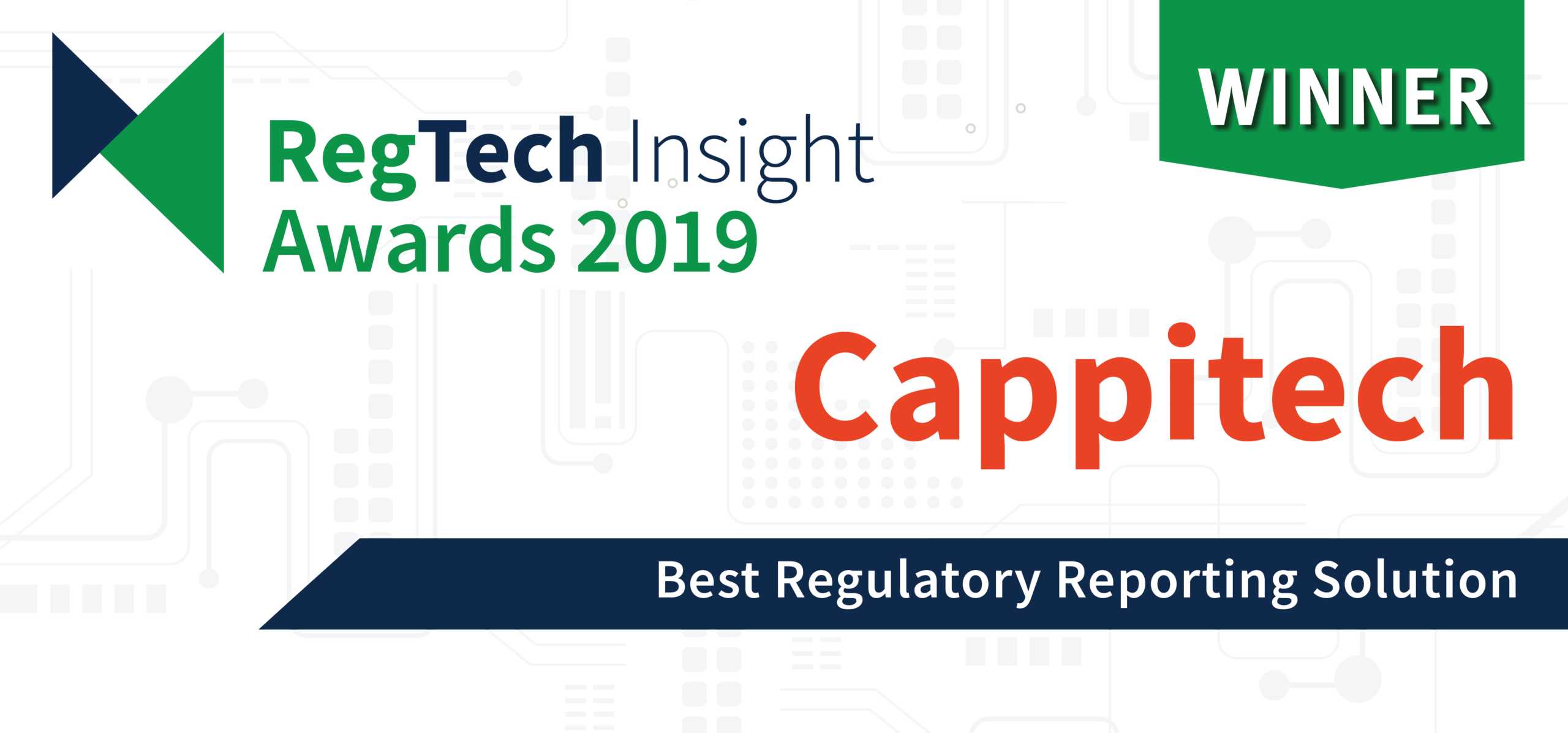 Cappitech Wins “Best Regulatory Reporting Solution” In Regtech Insight Awards - Cappitech